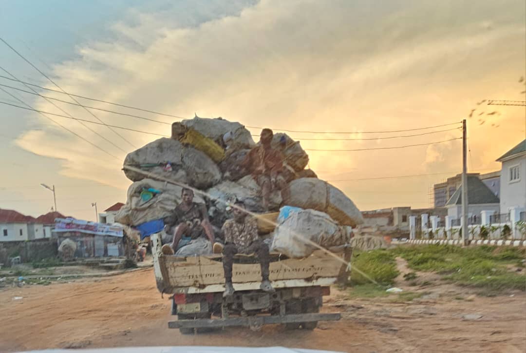 Over Loaded Car On The Streets Of FCT As Road Safety Officials Look ...